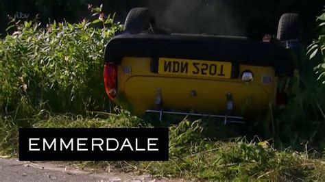Emmerdale Frank And Megan Are Involved In A Horrific Car Accident