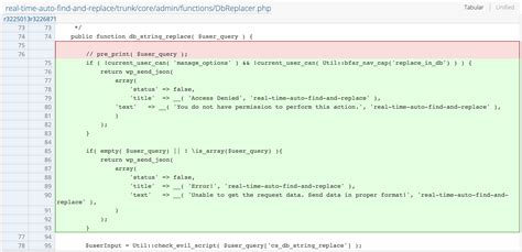 privilege escalation vulnerability patched in better find and replace plugin patchstack
