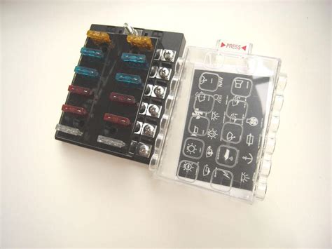 Buy V RV Boat Marine Way Fuse Block With Fuse Cover Terminal