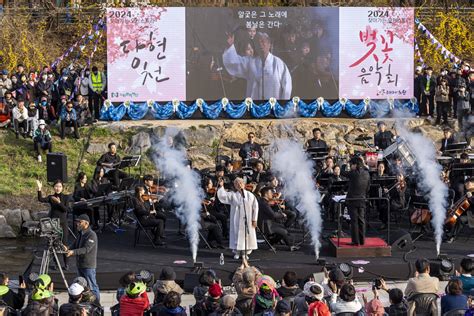 안마을신문 ‘봄 봄 봄 당현천 벚꽃음악회 열린다 내달 6일 당현천근린공원 소향 유태평양 웨스턴심포니 당현천 벚꽃음악회가 다음달 4일 오후 6시 당현천근린공원에서