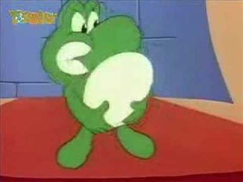 Yoshi Jiggles His Stomach While Unfitting Music Plays Youtube