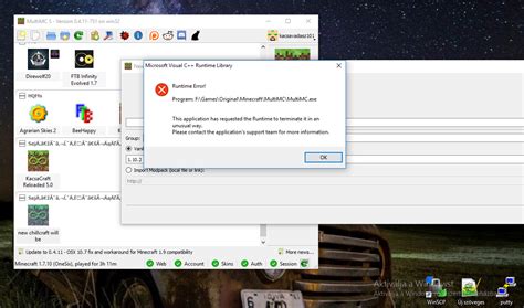 Multimc Crash When Create A New Instance · Issue 1651 · Multimclauncher · Github