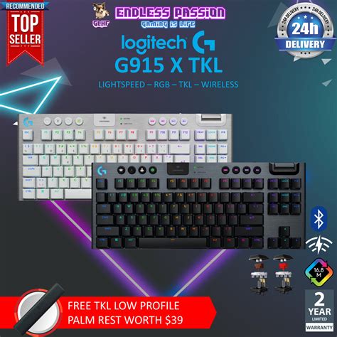 Logitech G915 X Lightspeed Tkl Low Profile Wireless Gaming Keyboard Endless Passion