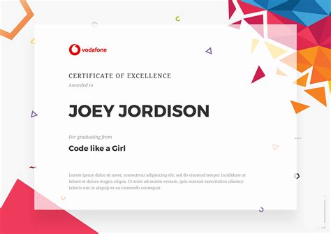 Certification Girlcode Stronger Lines Girls Be Like Certificate Ui Design Website