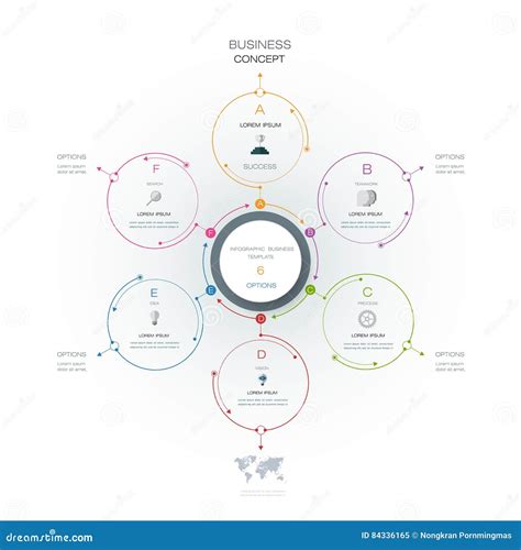 Cycle Flowchart Cartoon Vector 30964653