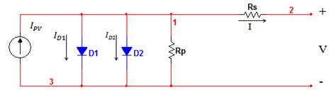 Two Diode Model Pv Cell The Equations For Single Diode Model Can Be Download Scientific Diagram