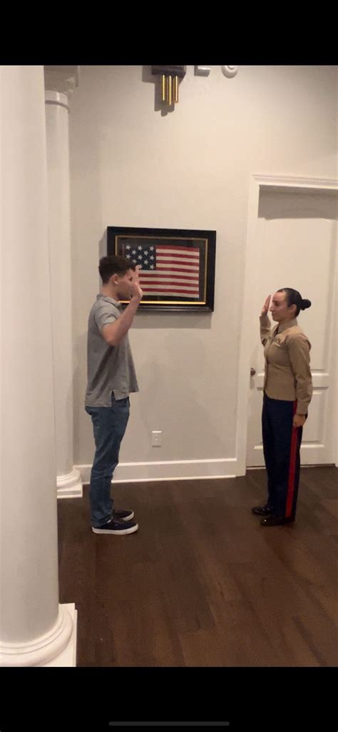 Congratulations To My Son Ben Sheinberg Who Was Sworn In The Usmc This Evening Heading To Ocs
