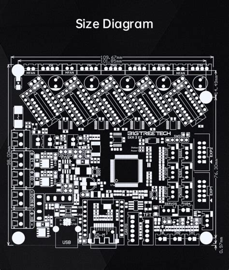 bigtreetech btt skr 3 ez control board mainboard for 3d printer fit