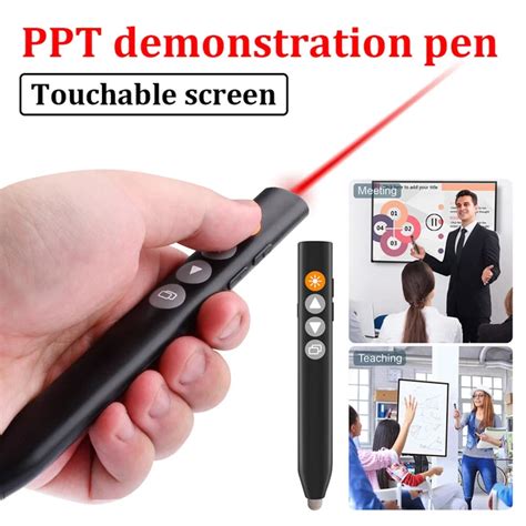 USB PPT PRESENTER Powerpoint Clicker Presentation Remote Control Pen For Metting
