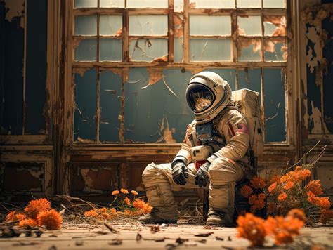 Download Ai Generated Astronaut Flowers Royalty Free Stock Illustration Image Pixabay