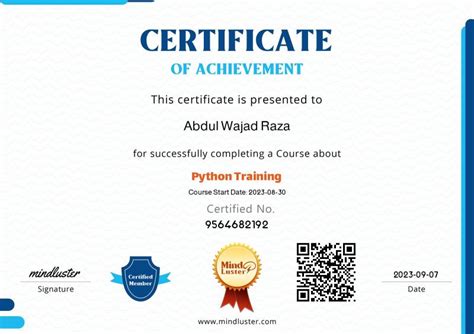 Abdul Wajad Raza On Linkedin Python Certification Coding