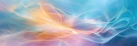 Abstract Colorful Waves On Gradient Background For Artistic Designs