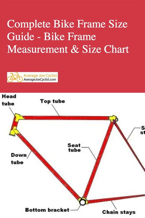 Complete Bike Frame Size Guide Bike Frame Measurement And Size Charts