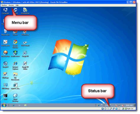 hide the menu bar and status bar in virtualbox helpdeskgeek
