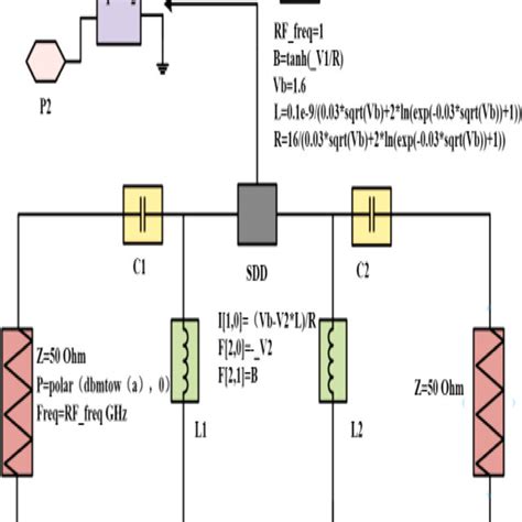 Circuit Diagram Of Graphene Frequency Doubler Download Scientific