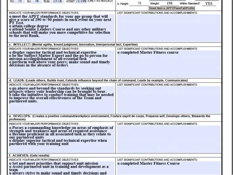 Ncoer Template Ncoer Williamson