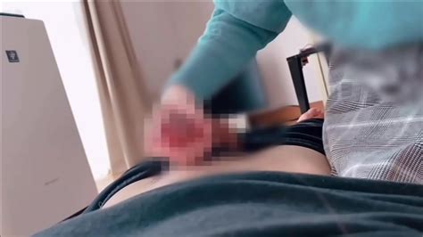 A Deep Handjob From My Female Boss Inserting A Big Cock Into A Shaved