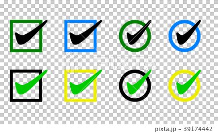 チェックマークのイラスト素材 PIXTA
