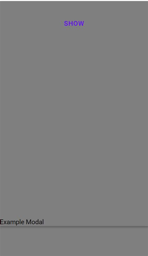 Modal Is Not Showing Correctly · Issue 2245 · Callstackreact Native