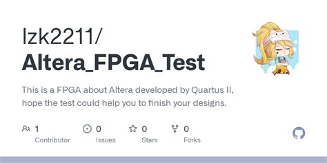 Github Lzk2211 Altera Fpga Test This Is A Fpga About Altera Developed By Quartus Ii Hope The