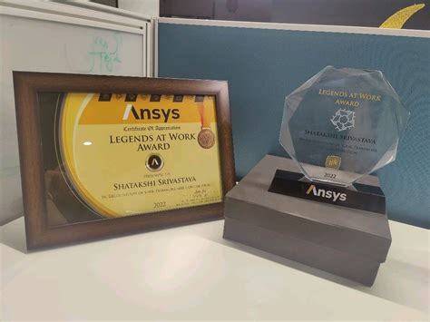 shatakshi srivastava on linkedin ansys appreciation award