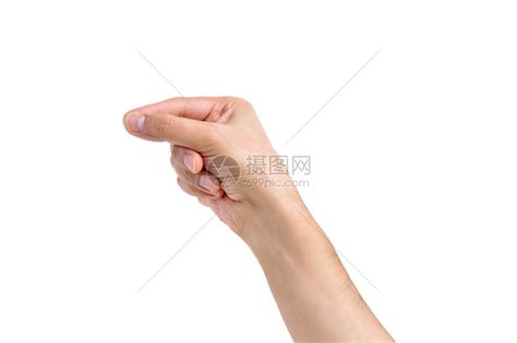 男人手拉着白色上孤立的东西高清图片下载 正版图片502872409 摄图网