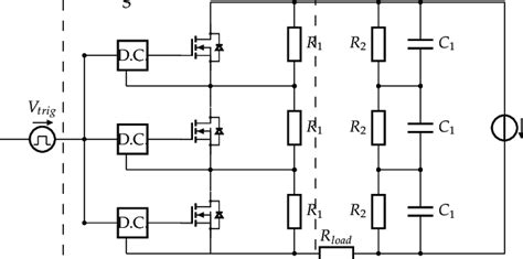 figure a1 test circuit of three mosfets in series each mosfet has its