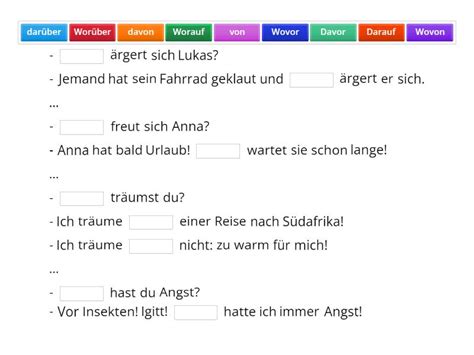 Warum Darum Complete The Sentence