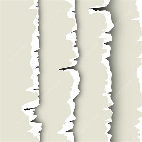 찢어진 종이 일러스트 질감 효과 메모 찢어진 종이 무료 벡터 백지 그런지 Png 일러스트 및 Psd 이미지 무료 다운로드 Pngtree