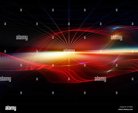 Propagation Of Light Waves Stock Photo Alamy