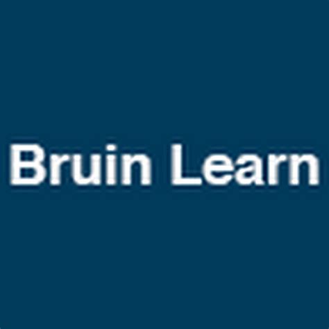 Bruin Learn YouTube