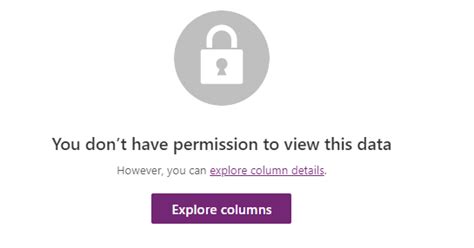 Powerapps Table In Power Apps You Dont Have Permission To View This