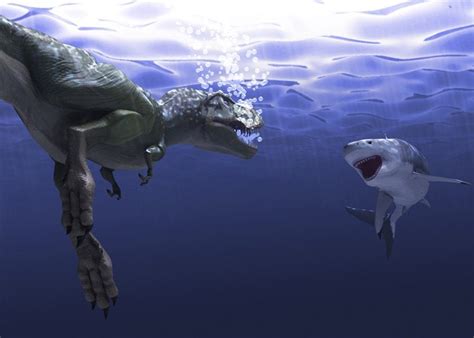 T Rex Vs Megalodon
