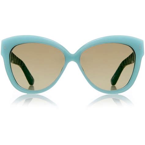 Sleek And Chic Aloe And Mint Snake Sunglasses