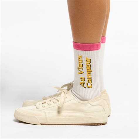 Au Vieux Campeur Chaussettes Au Vieux Campeur Rose Merci Paris