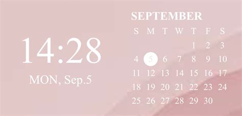 Calender Pink Calendar Widget Ci4Ss8AaSFKlIemtR5vf For IPhone