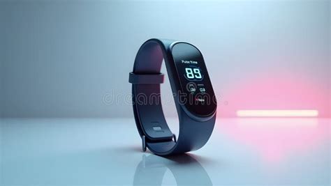Augmented Reality Fitness Tracker Showing Real Time Health Stats In A 3d Interface Stock