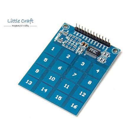 Arduino Iot 16 Ways Capacitive Touch Keypad Shopee Malaysia
