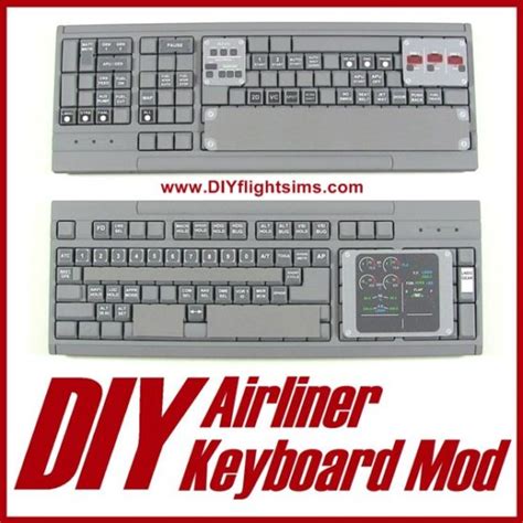 Airliner Keyboard Mod Update More Than Flight Sim Keyboard Stickers