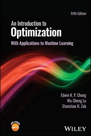 PDF An Introduction To Optimization By Edwin K P Chong EBook Perlego