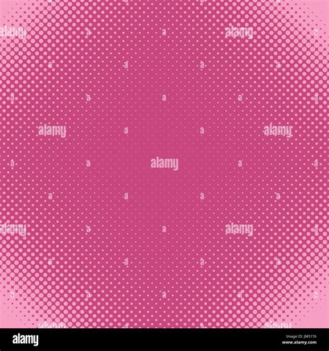 Geometrical Halftone Dot Pattern Background Vector Graphic From Circles In Varying Sizes Stock
