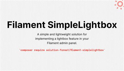 Simple Lightbox By Solution Forest Filament