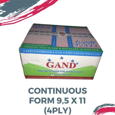 Jual Continuous Form 4 Ply Gand 9 5x11 Gojek Grab Di Seller Elianna