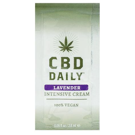 Sample Cbd Original Strength Intensive Cream Lavender Cbd Daily