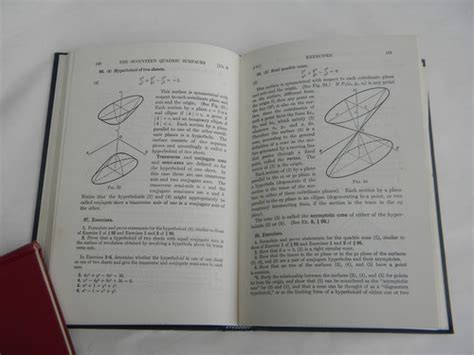 Lot 2 Vintage Solid Analytic And Non Euclidean Geometry Textbooks