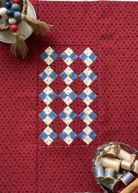 How To Piece A Quilt With The Blocks Set On Point
