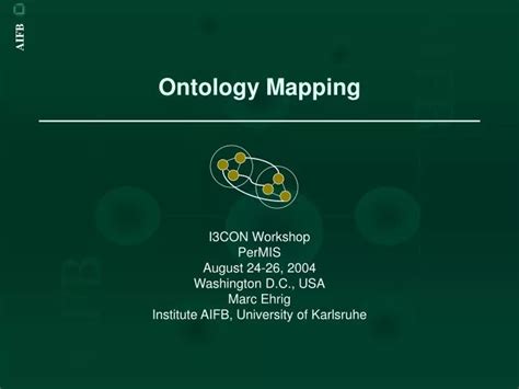 PPT Ontology Mapping PowerPoint Presentation Free Download ID