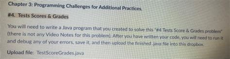 Solved Chapter Programming Challenges For Additional Chegg