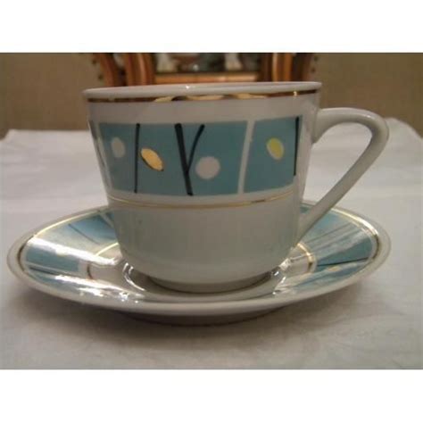 Антикварная Чайная Двойка Фарфор СССР Довбыш 1950 годов №СТ26 купить на Аукціон для