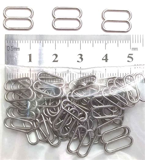 Купити Регулятори для нижньої білизни колір нікель ширина 10мм 50шт в упаковці ціна 1 40